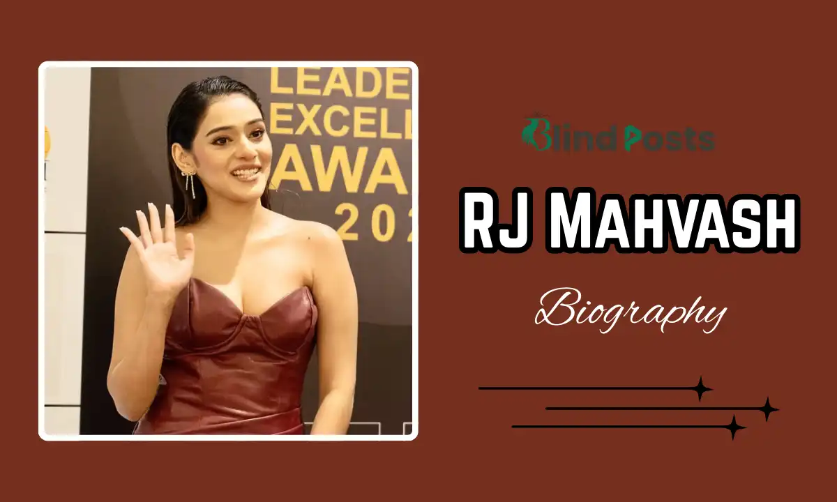 RJ Mahvash: Biography, Age, Husband, Career, Net Worth and More - The Blind Posts